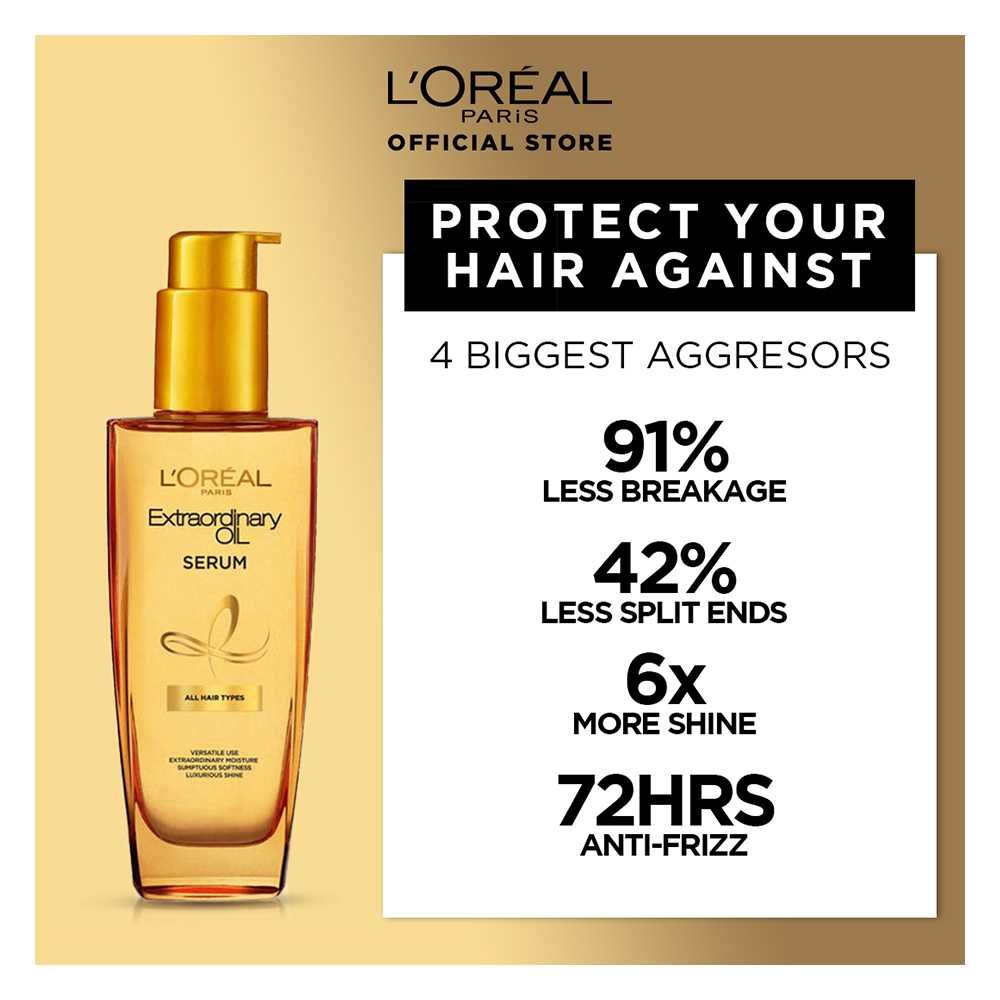 Order "L'Oreal Paris Extraordinary Oil All Hair Types Serum, 100ml" Online at Special Price in ...