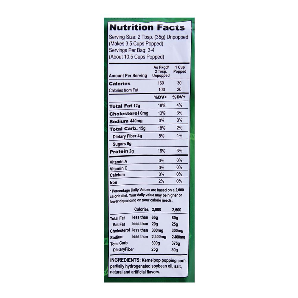 Order KernelPop Popcorn Natural, 90g Online at Special Price in ...