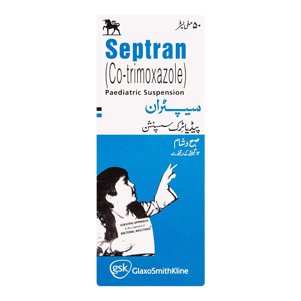 Buy GSK Septran Paediatric Suspension, 50ml Online at Special Price in ...