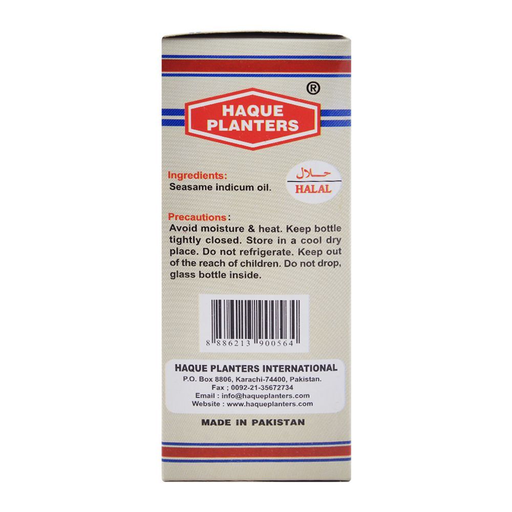 Buy Haque Planters Sesame Seed Oil, 125ml Online at Special Price in ...