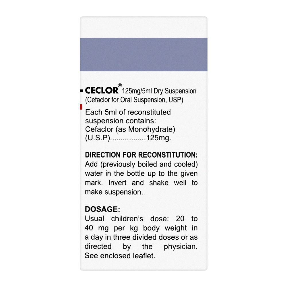 Order AGP Pharma Ceclor Suspension, 125mg/5ml, 60ml Online at Special ...
