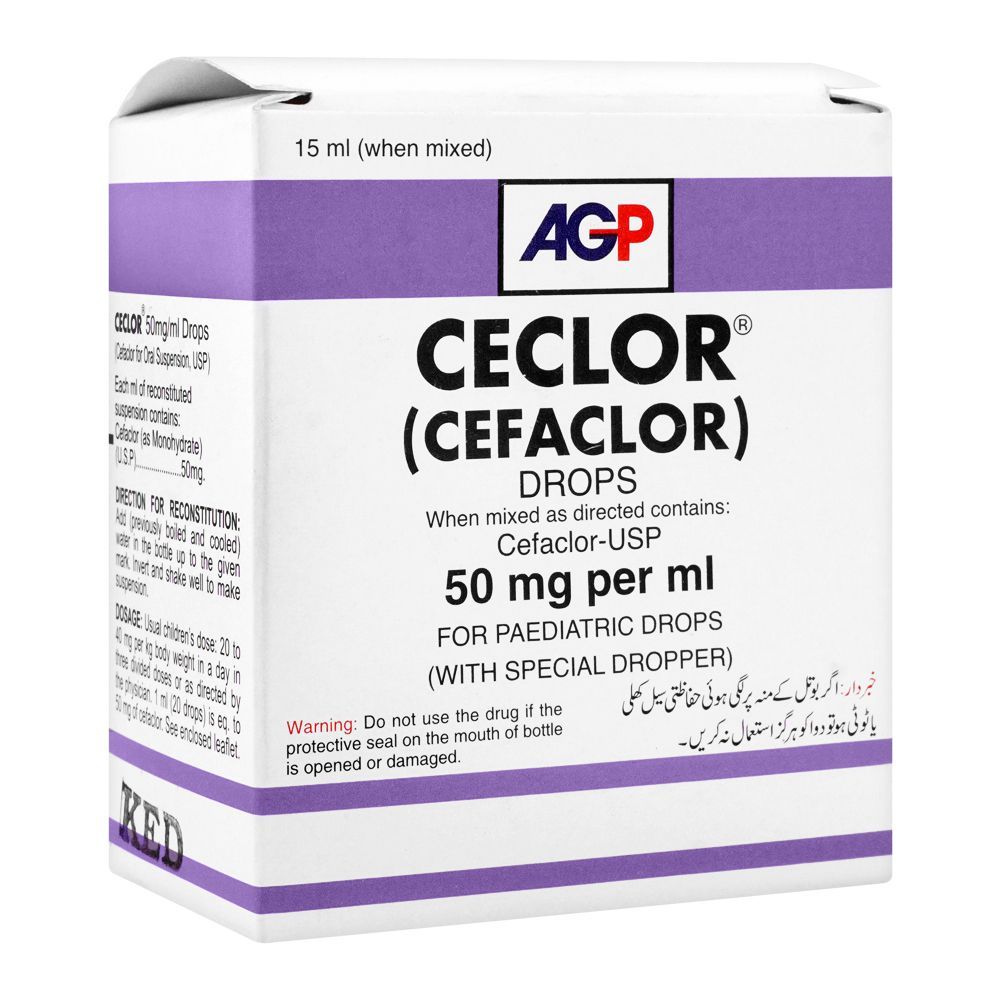 Buy AGP Pharma Ceclor Drops, 50mg Per ml, 15ml Online at Special Price ...