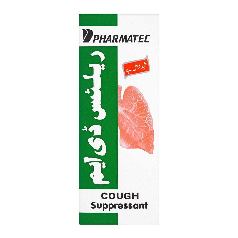 Order Pharmatec Reltus DM Cough Syrup, 120ml Online at Special Price in ...