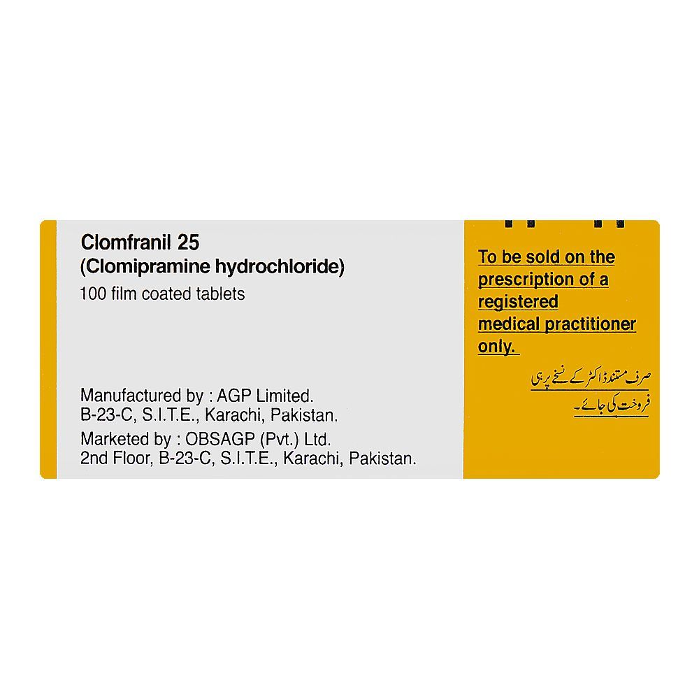 Purchase Clomfranil Tablets Strip, 25mg Online at Special Price in ...