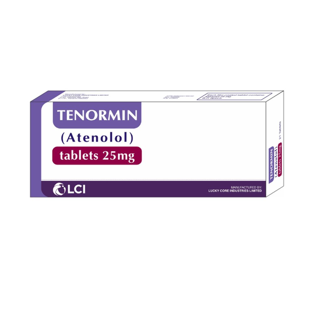 Purchase ICI Pharmaceuticals Tenormin Tablet, 25mg, 14-Pack Online at ...