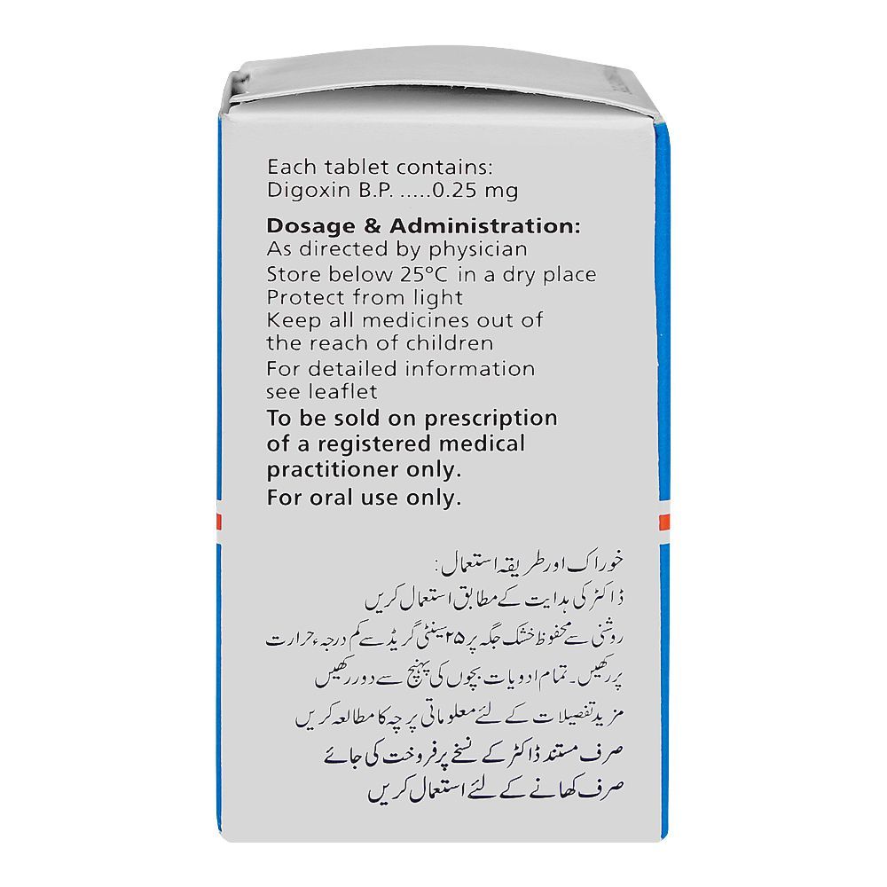 Order Lanoxin Tablets Box, 0.25mg Online at Best Price in Pakistan ...