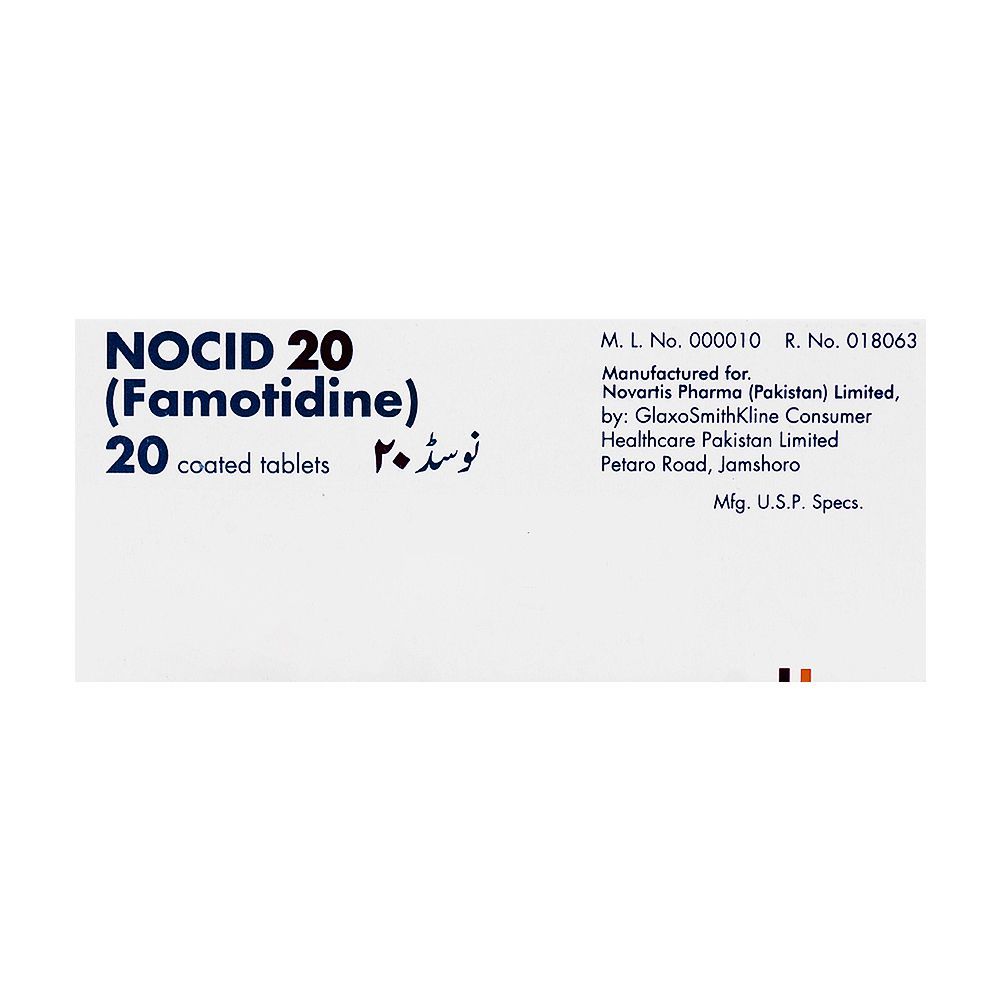 Buy Novartis Pharmaceuticals Nocid Tablet, 20mg, 20-Pack Online at ...