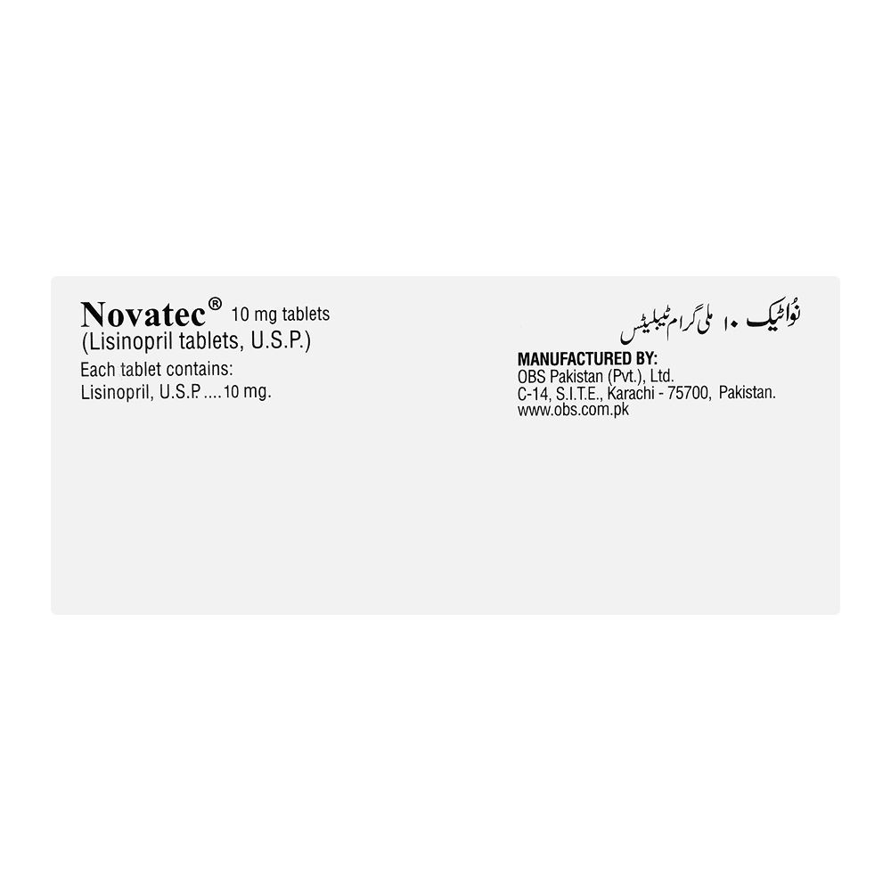 Purchase OBS Pharmaceuticals Novatec Tablet, 10mg, 30-Pack Online at ...