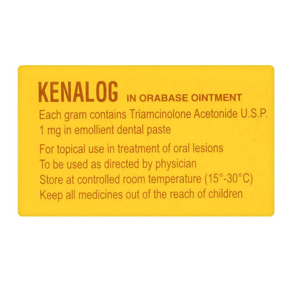 Buy GSK Kenalog In Orabase Ointment, 10g Online at Best Price in ...