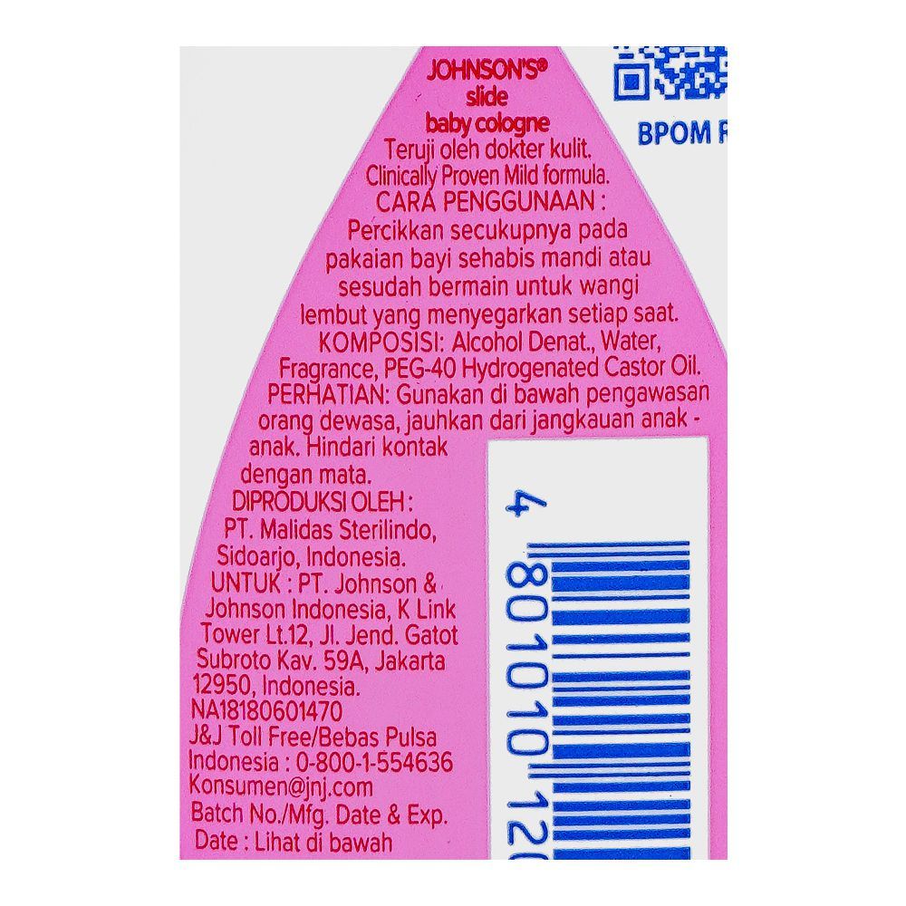 Buy Johnson's Slide Baby Cologne, 100ml Online at Special Price in ...