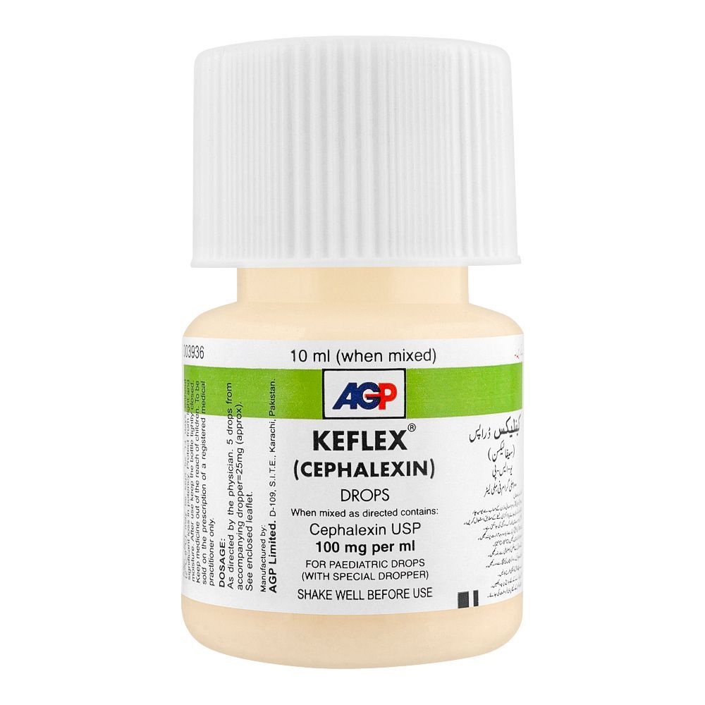 Order AGP Pharma Keflex Drops, 100mg/ml, 10ml Online at Best Price in ...