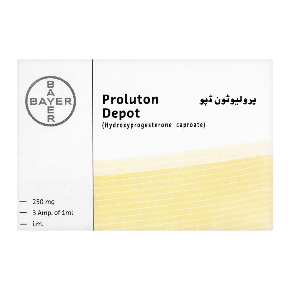 Order Bayer Pharmaceuticals Proluton Depot Ampule, 250mg, 3-Pack Online ...