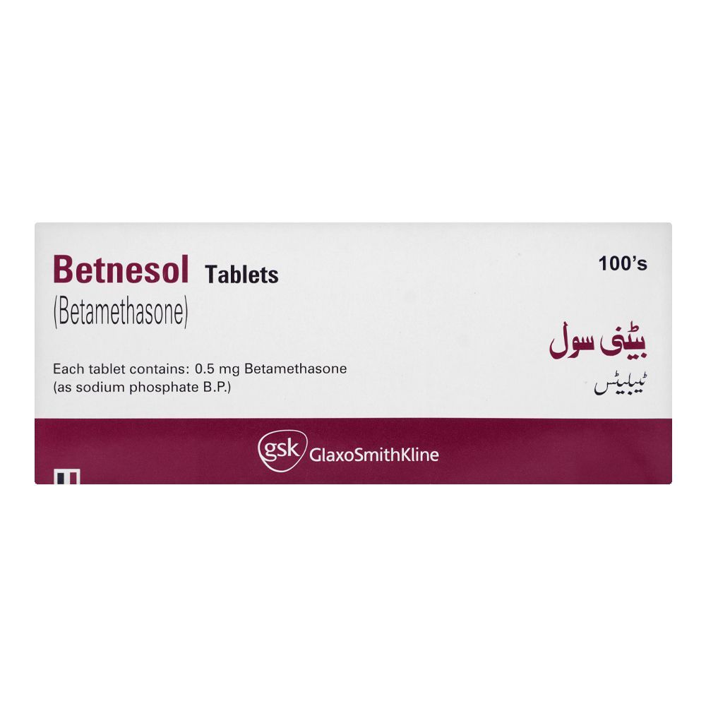 Purchase GSK Betnesol Tablet, 0.5mg, 1-Strip Online at Best Price in ...