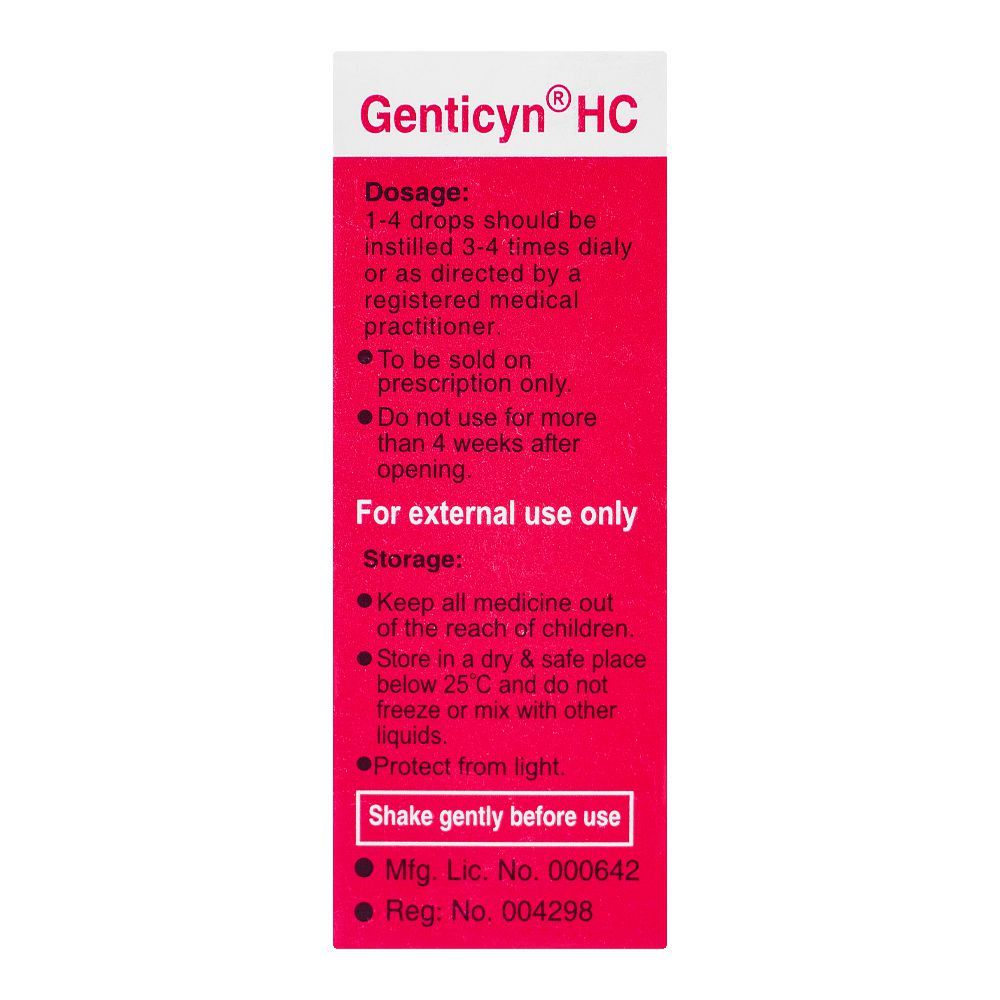 Buy Ray Pharma Genticyn HC Ear Drops, 7.5ml Online at Special Price in ...