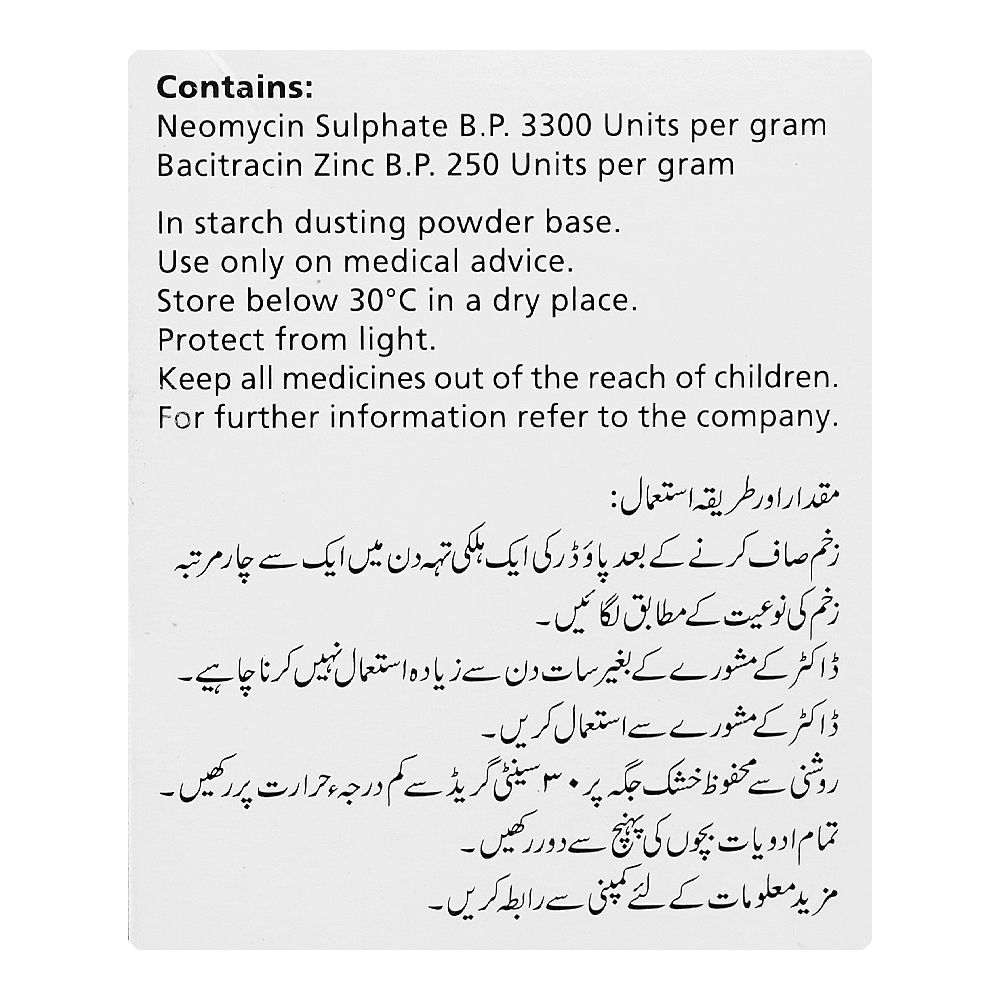 Purchase Cicatrin Powder, 10g Online at Special Price in Pakistan ...