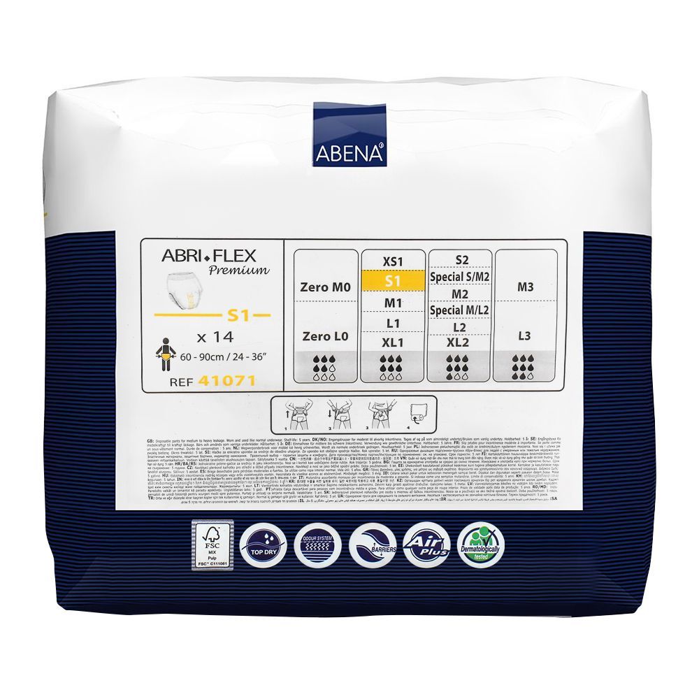 Order Abena Abri Flex Premium Adult Pants, Small, 24-36 Inches, 14-Pack ...