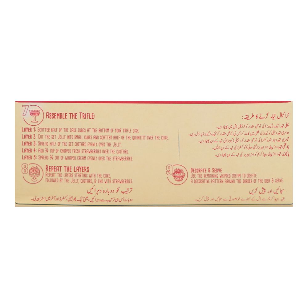 National Trifle Pack Vanilla Custard + Strawberry Jelly, 355g