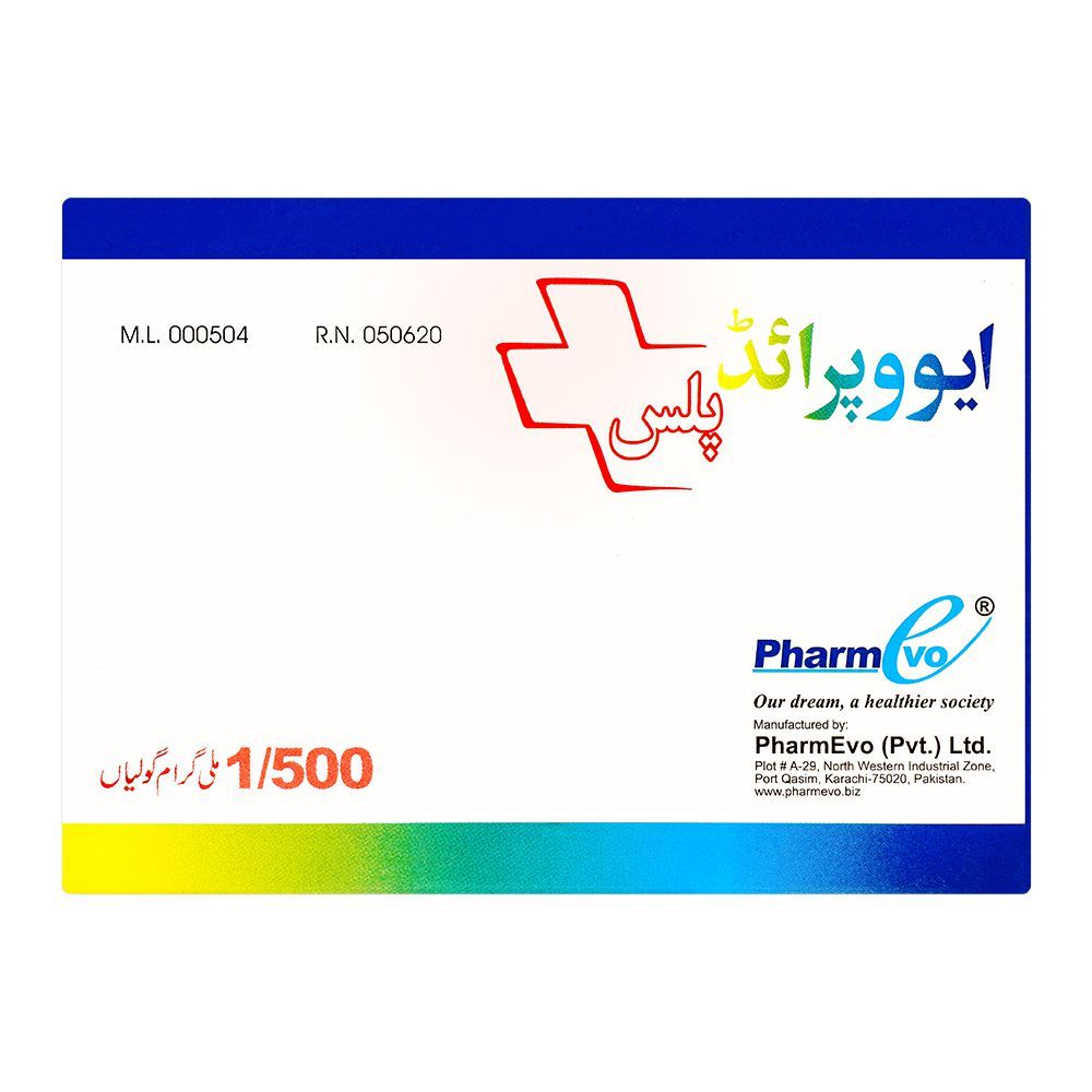 Buy PharmEvo Evopride Plus Tablet, 1/500mg, 30-Pack Online at Special ...
