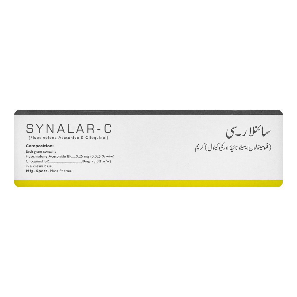 Order Mass Pharma Synalar-C Cream, 15g Online at Best Price in Pakistan ...