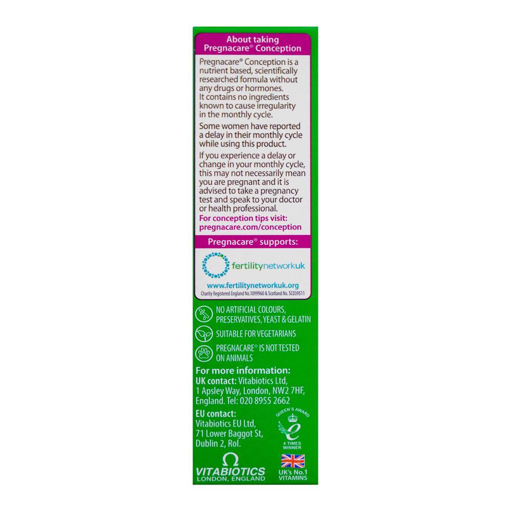 Purchase Pregnacare Conception Tablets, 30-Pack Online at Best Price in ...