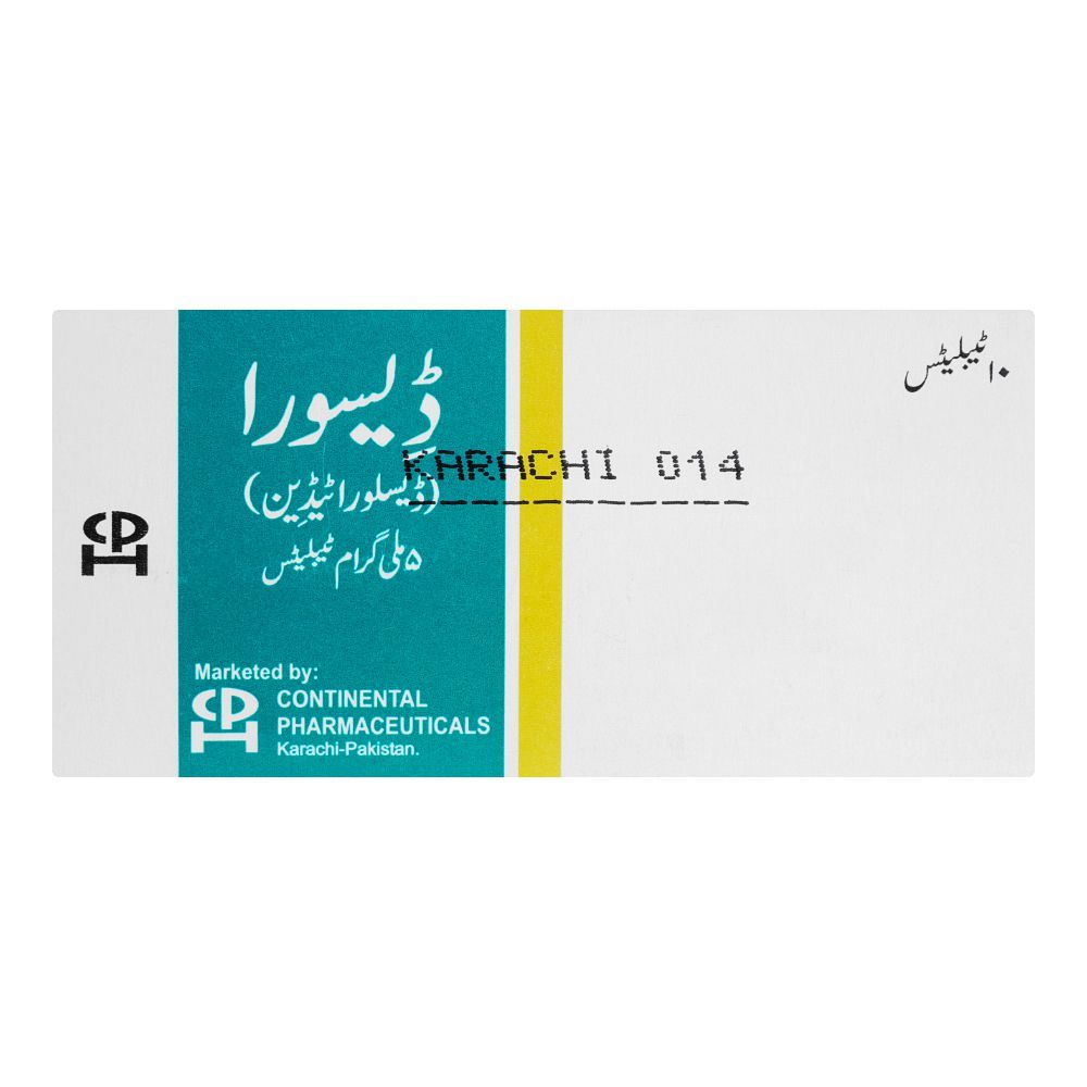 Order Continental Pharmaceuticals Desora Tablet, 5mg, 10 Tablets Online at Best Price in ...