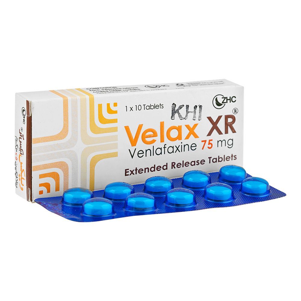Velax XR 75mg Tablets, Box