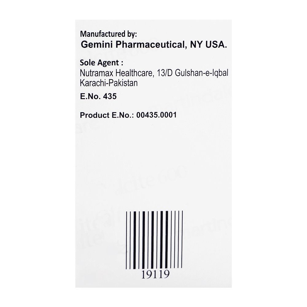 Order Gemini Pharmaceutical Calcite-600 Tablet, 30-Pack Online at ...