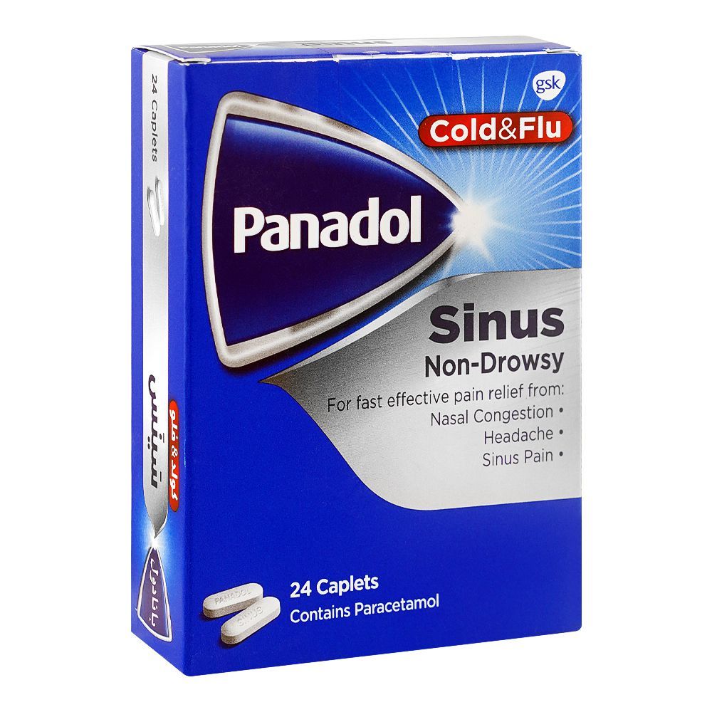 GSK Panadol Sinus Non-Drowsy , 24 Tablets Box