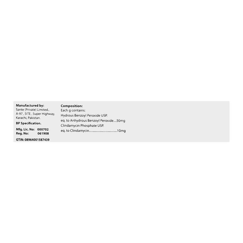 Order Sante Pharma Benclin Gel, 10g Online at Best Price in Pakistan ...