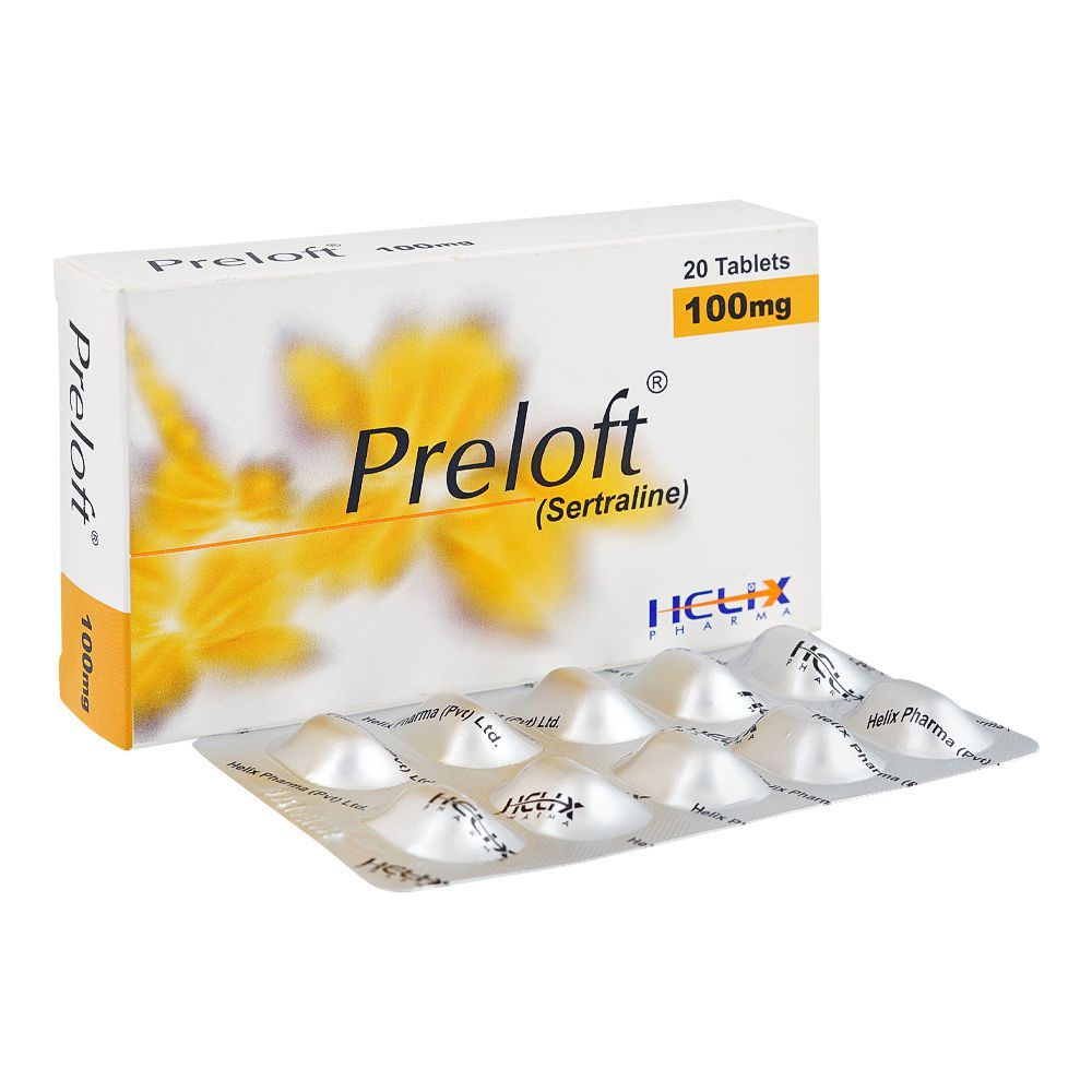 Preloft 100mg Tablets, Box