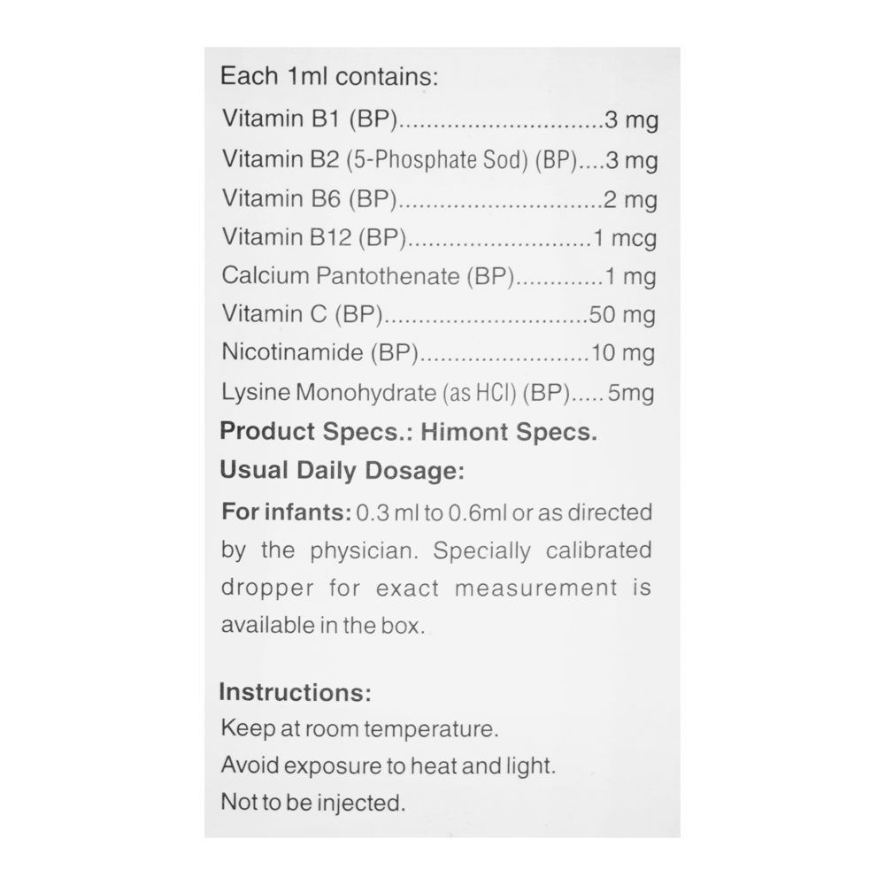 Order Enervit Drops, 20ml Online at Best Price in Pakistan - Naheed.pk