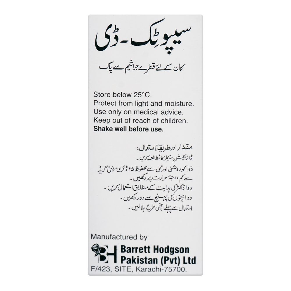 Buy Barrett Hodgson Cipotic-D Ear Drops, 5ml Online at Special Price in ...