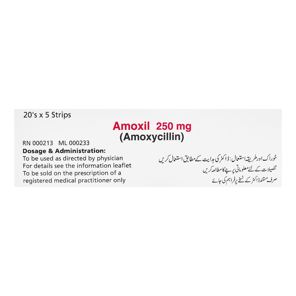 Purchase GSK Amoxil Capsule, 250mg, 1-Strip Online at Best Price in ...