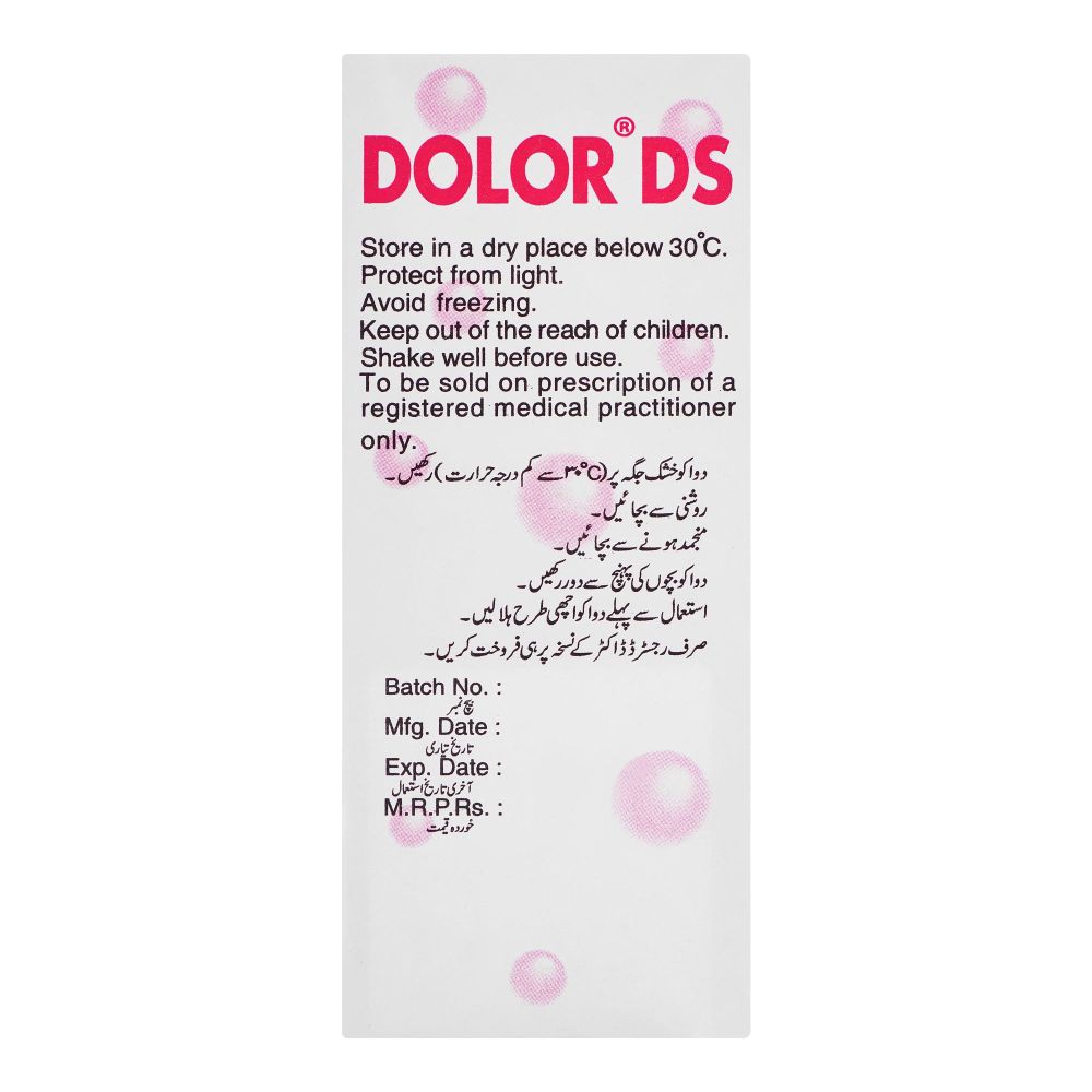 Purchase Adamjee Pharmaceuticals Dolor DS Suspension, 60ml Online at ...