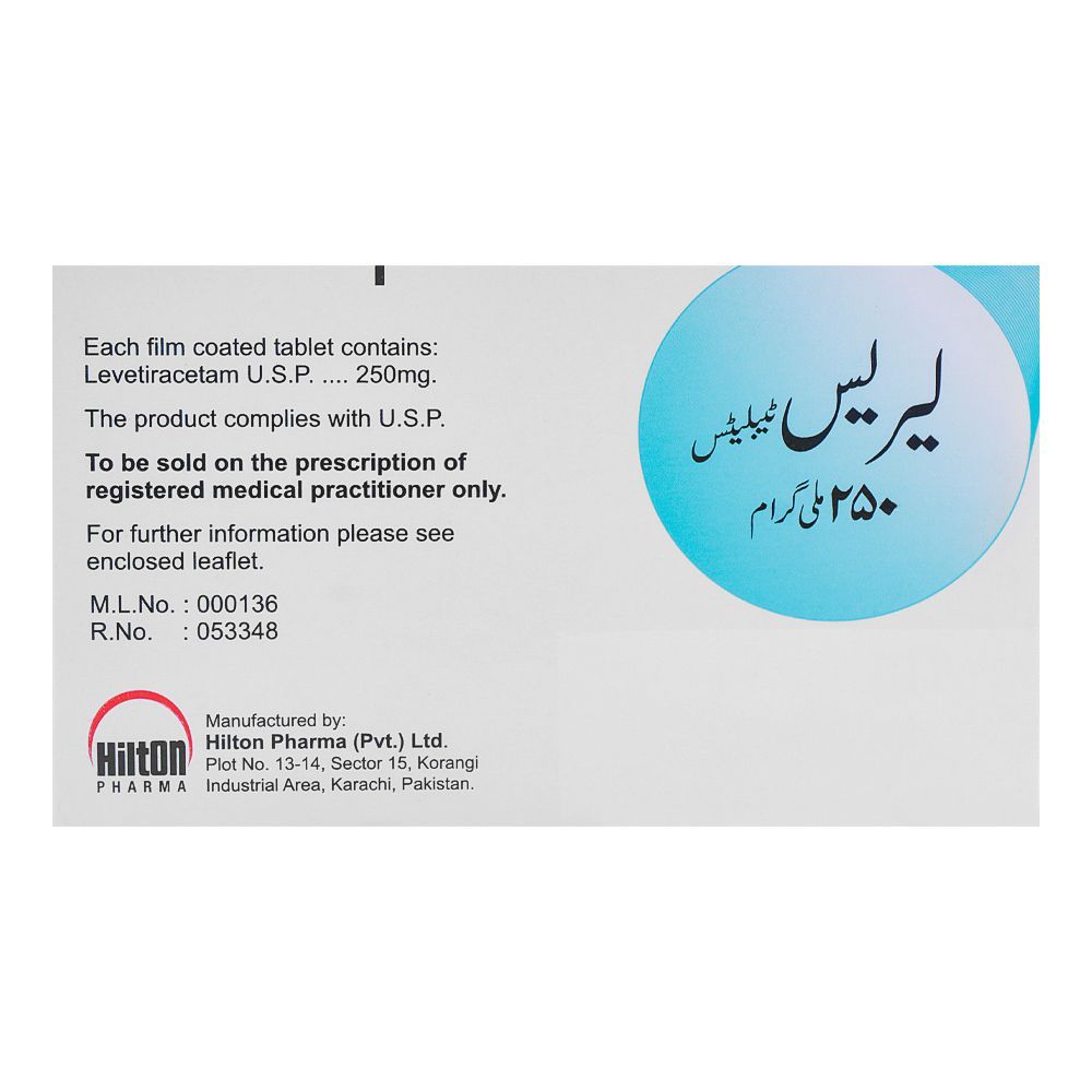 Order Hilton Pharma Lerace Tablet, 250mg, 10-Pack Online at Best Price ...