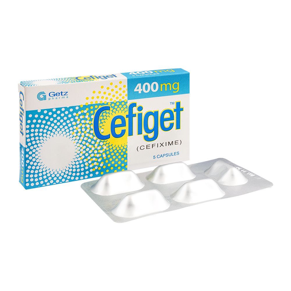 Purchase Getz Pharma Cefiget Capsule, 400mg, 5-Pack Online at Best ...