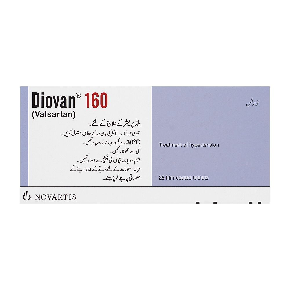 Order Novartis Pharmaceuticals Diovan Tablet, 160mg, 1-Strip Online at ...