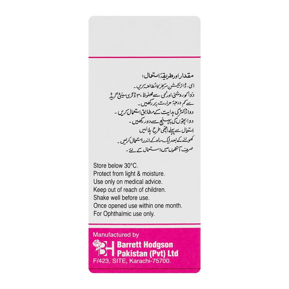 Barrett Hodgson BFL Forte Liquifilm Ophthalmic Suspension Eye Drops, 5ml