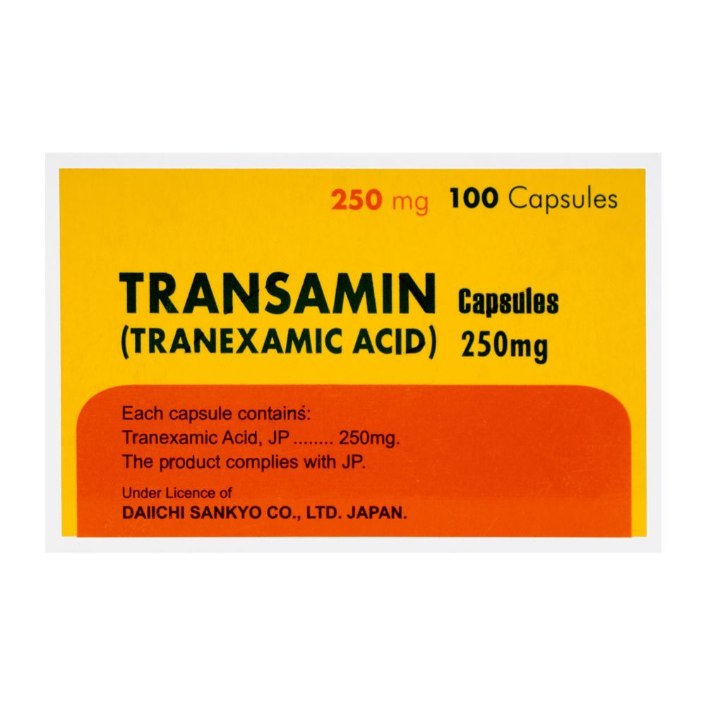 Order Hilton Pharma Transamin Capsule, 250mg, 1-Strip Online at Special ...