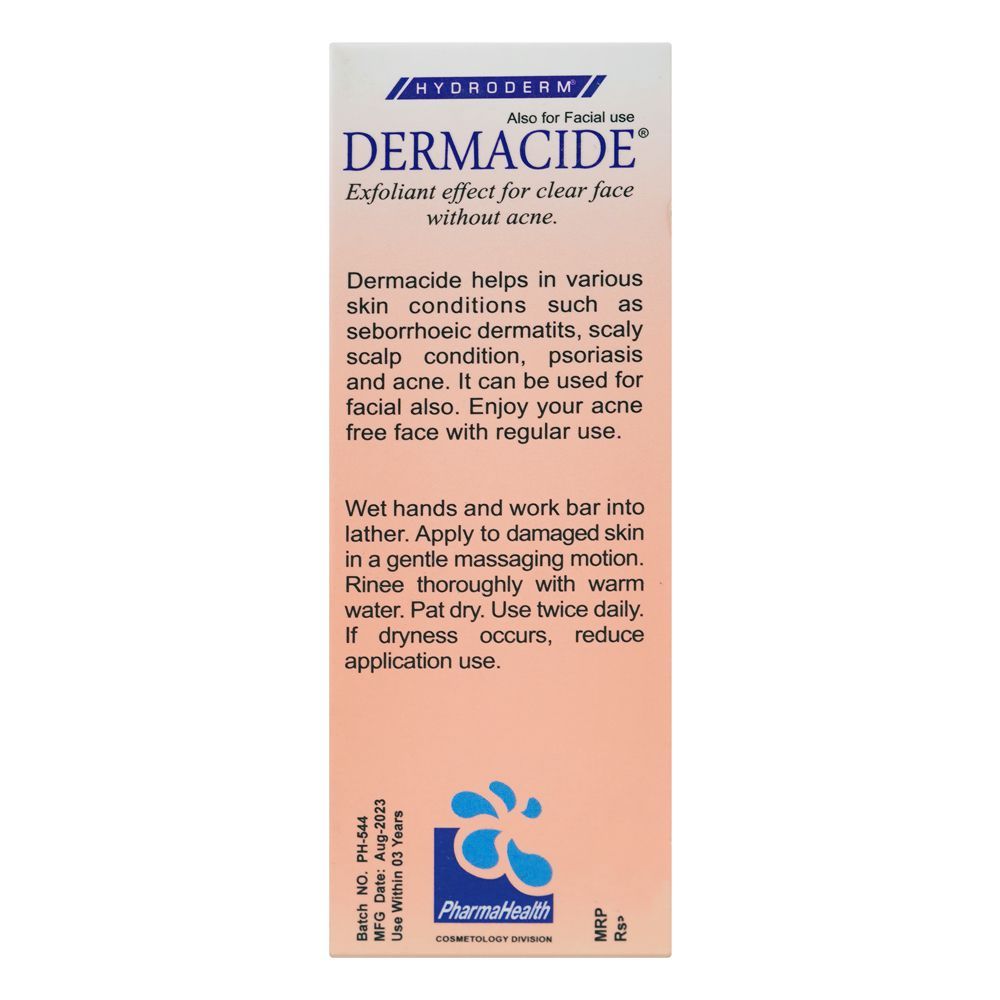 Dermacide Soap Bar, For Acne Prone Skin, 75g