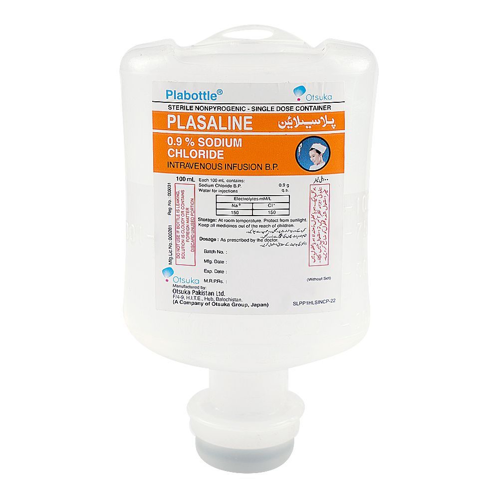 Otsuka Pharmaceutical Plabottle Plasaline 100cc, 100ml
