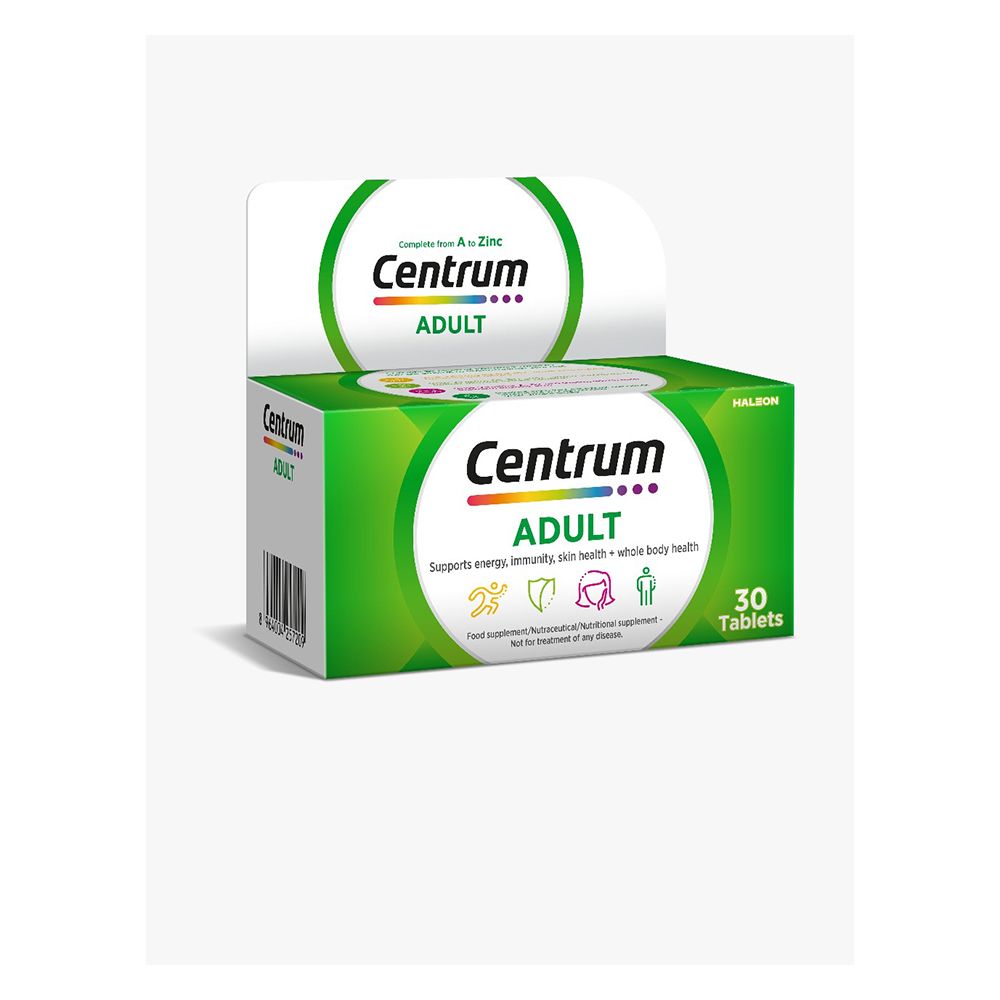 Centrum Adult 18-50 Age, Men & Women Multivitamin Supplements, 30-Pack