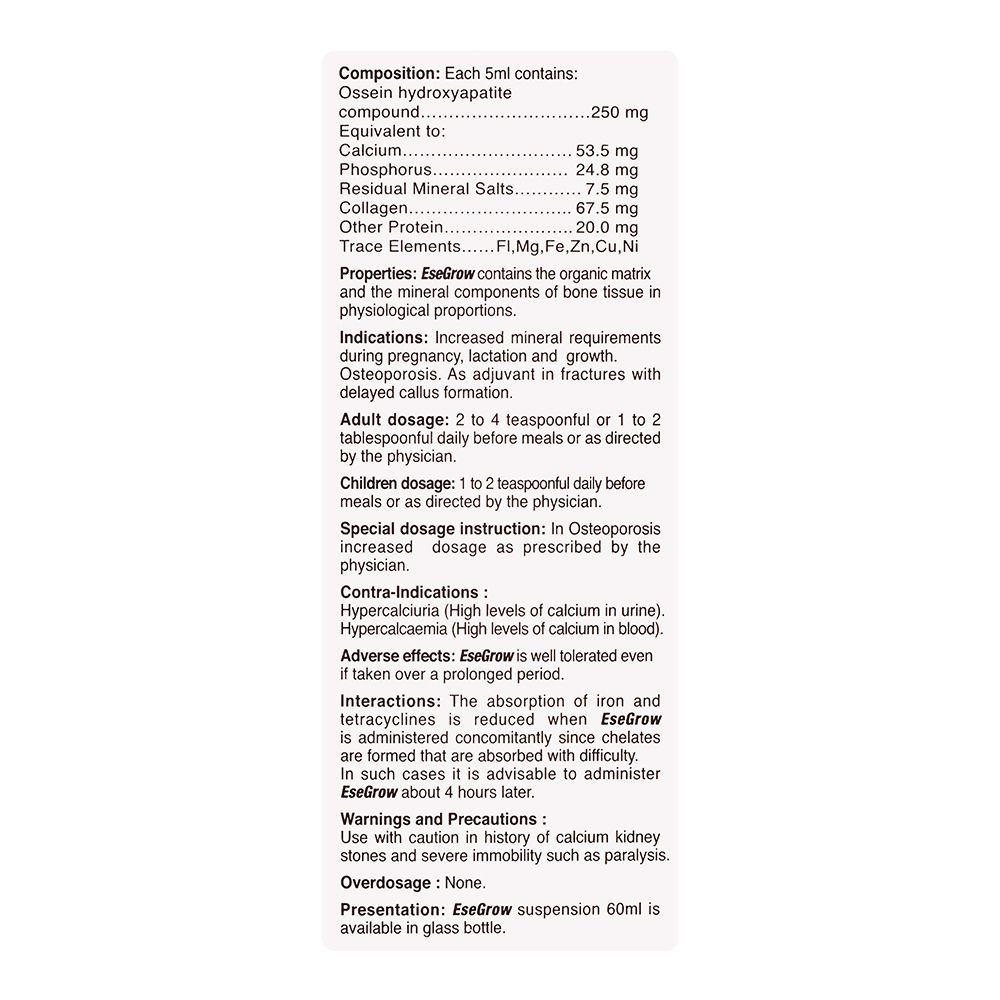 Purchase Barrett Hodgson EseGrow Suspension, 60ml Online at Best Price ...