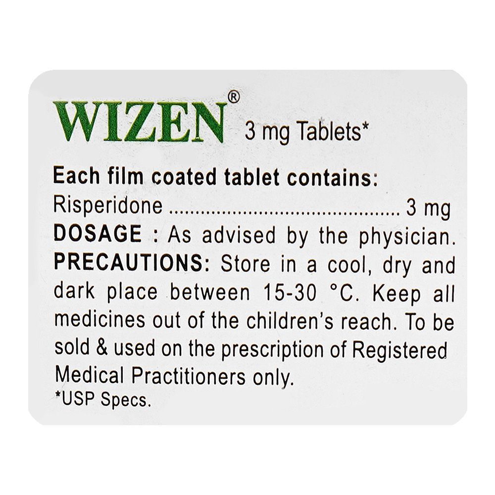 Werrick Pharmaceuticals Wizen Tablet, 3mg, 10-Pack