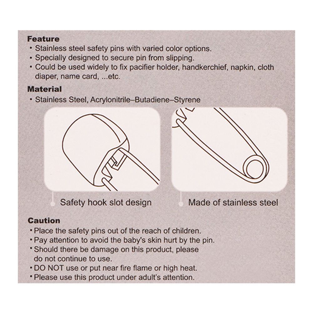 Buy Farlin Safety Pin, 4-Pack, BF-120 Online at Special Price in Pakistan - Naheed.pk