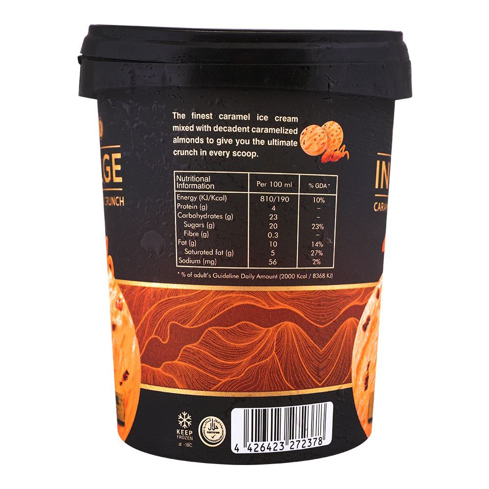Purchase Hico Indulge Caramel Almond Crunch Ice Cream, 500ml Online at ...