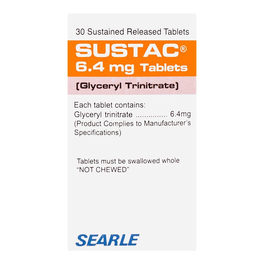 Buy Searle Sustac Tablet, 6.4mg, 30-Pack Online at Best Price in ...