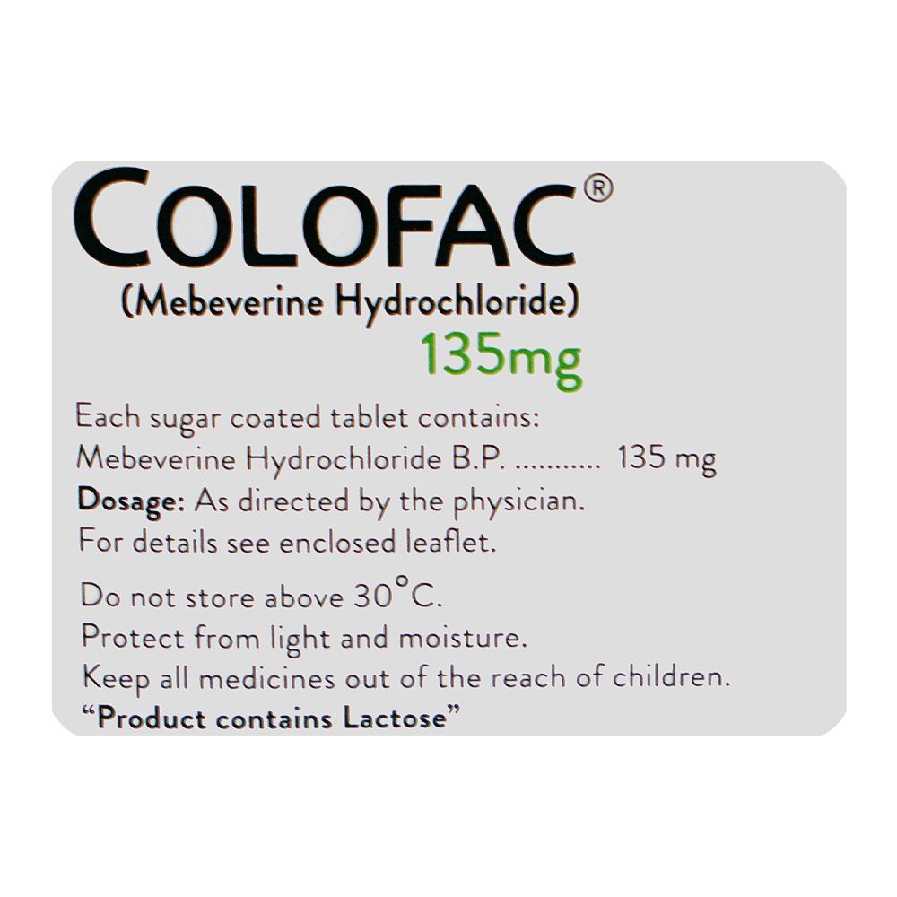 Colofac 135mg, Strip (10 Tablets)