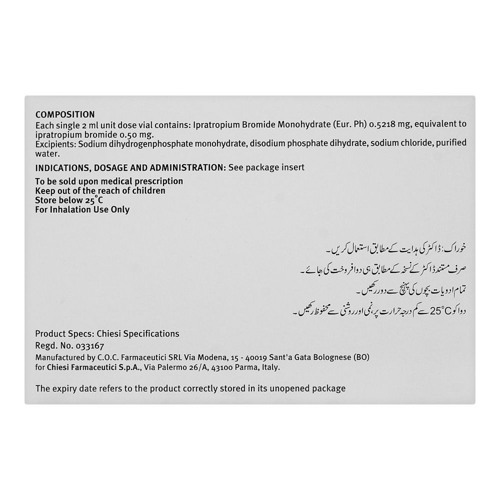 Order Chiesi Pharmaceuticals Atem Nebulizer Solution, 2ml, 0.25% Online ...