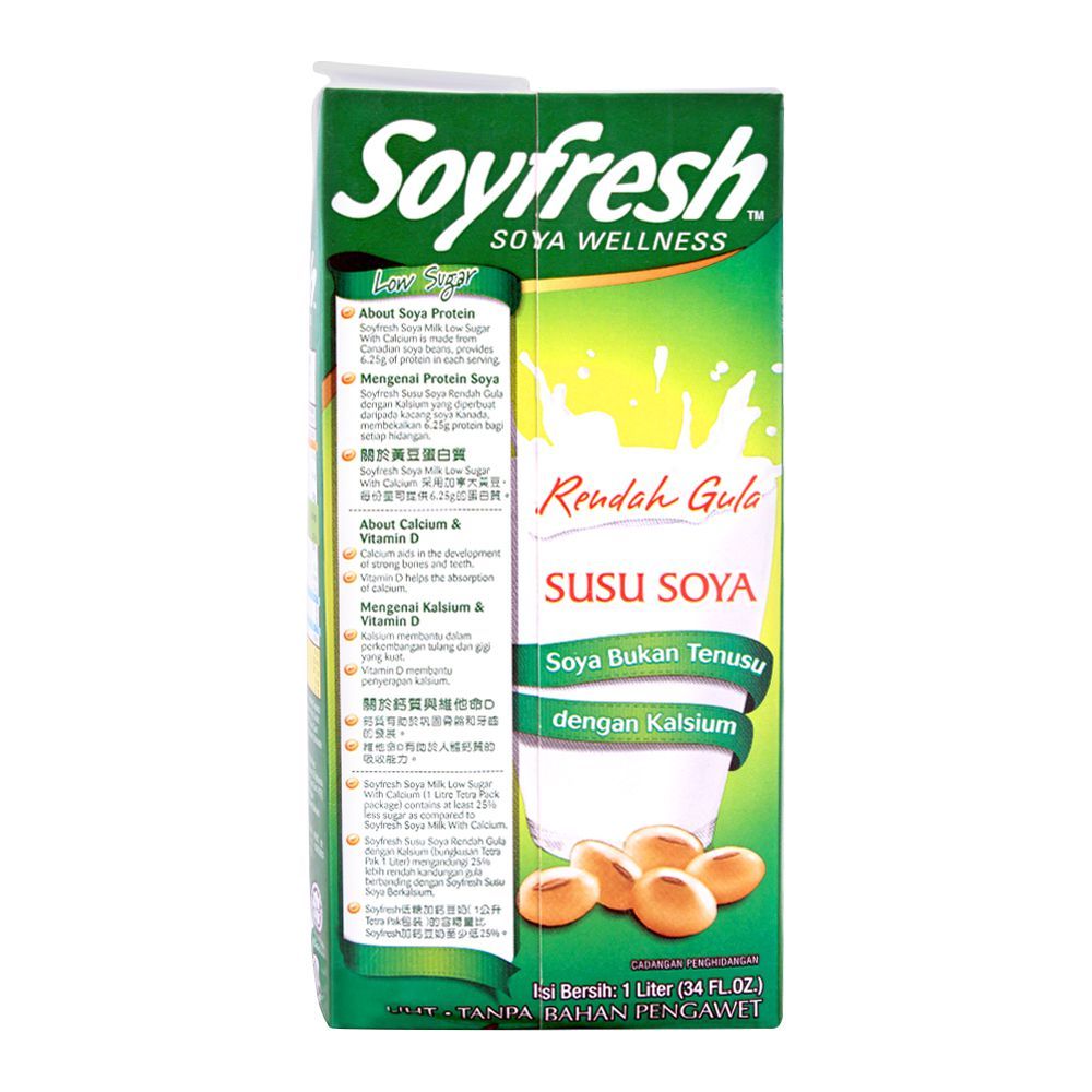 Order Soyfresh Soya Milk, Low Sugar, Non-Dairy Soya, 1 Liter Online at ...
